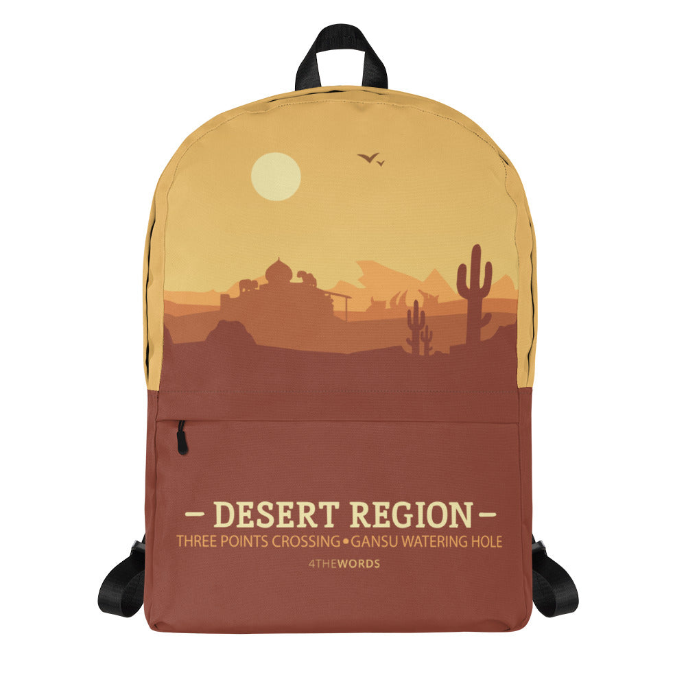 Desert Region Backpack – 4thewords Merch Store